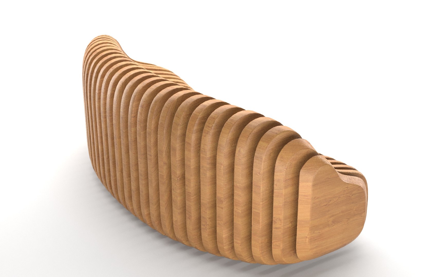 Parametric Wooden Bench 3D Model - TurboSquid 1659320