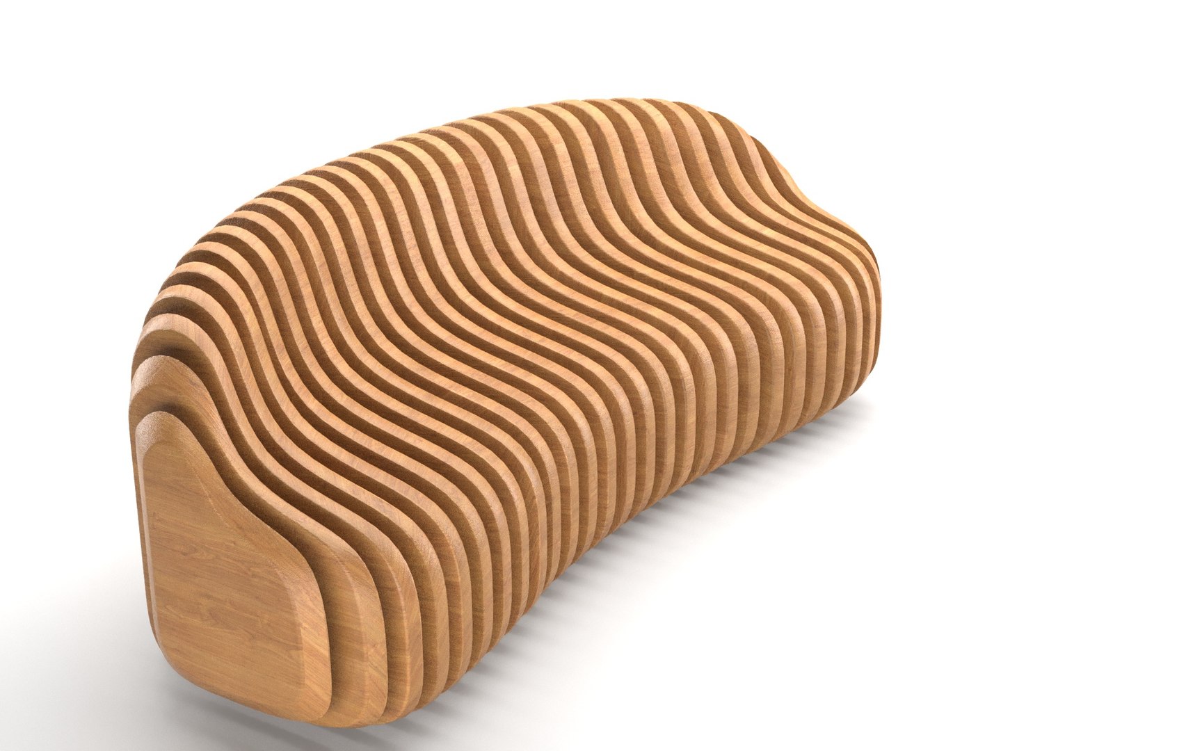 Parametric Wooden Bench 3D Model - TurboSquid 1659320
