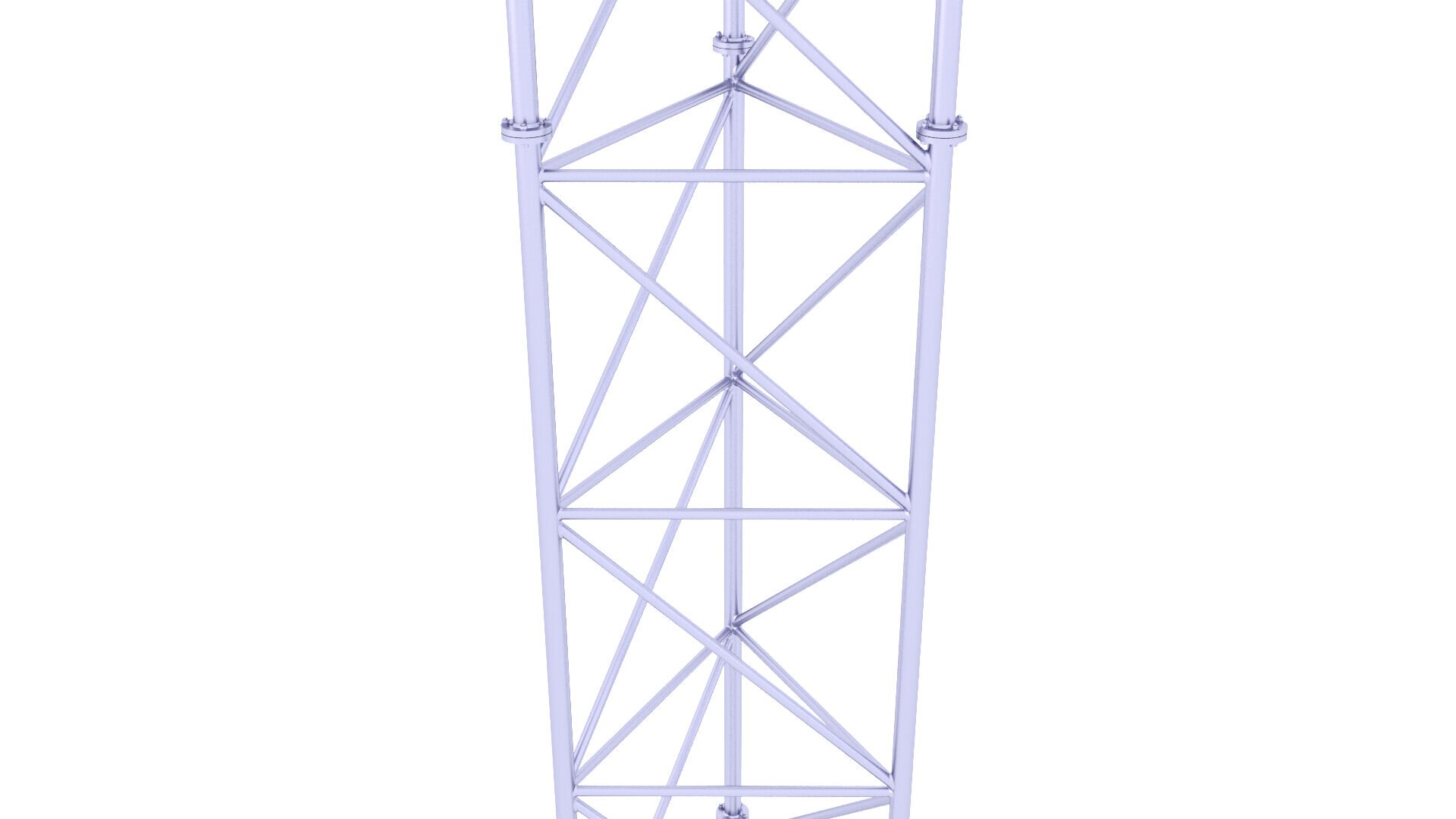 Steel Truss Mast Pole Tower 1 Model - TurboSquid 2257209
