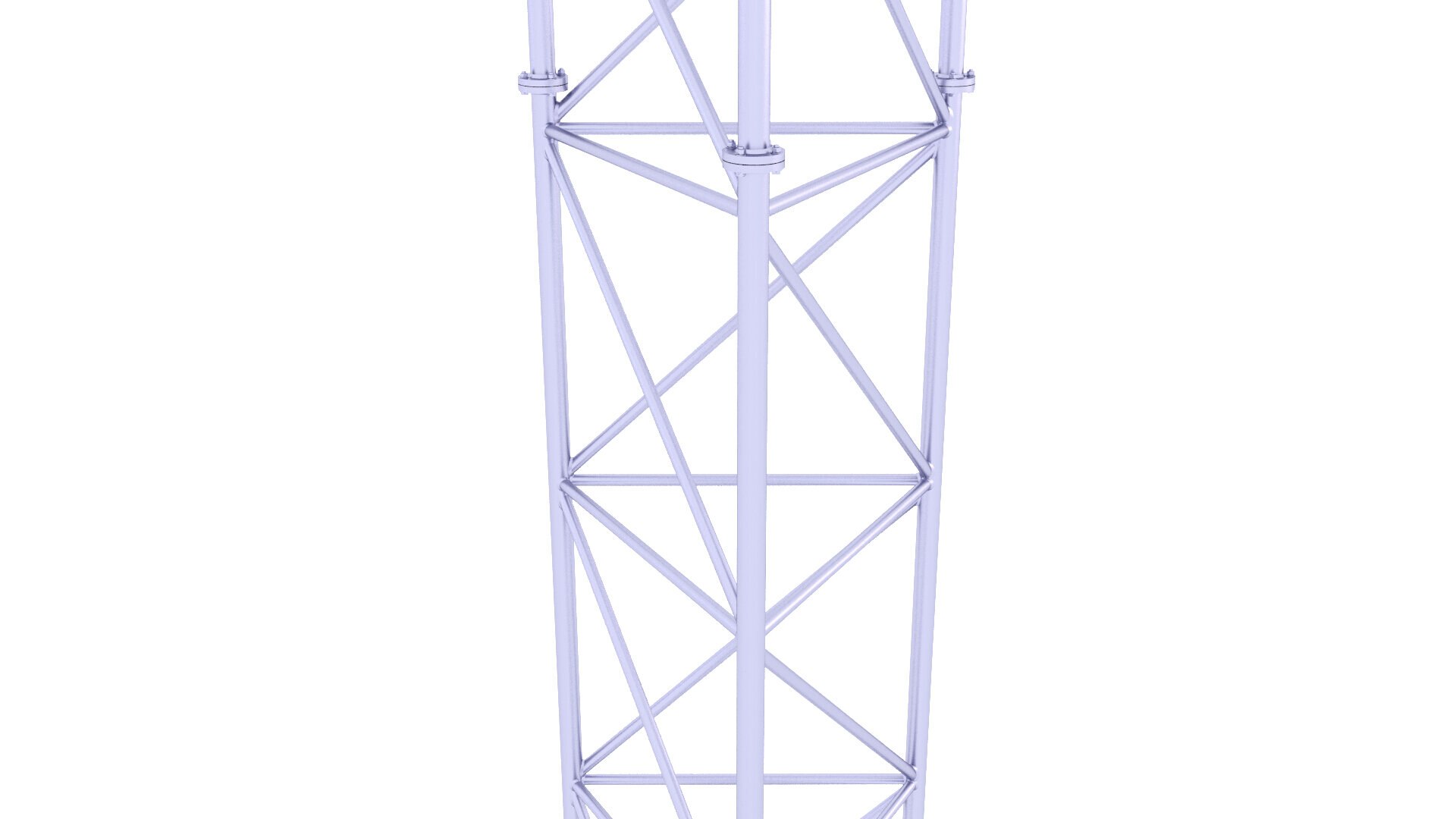 Steel Truss Mast Pole Tower 1 Model - TurboSquid 2257209