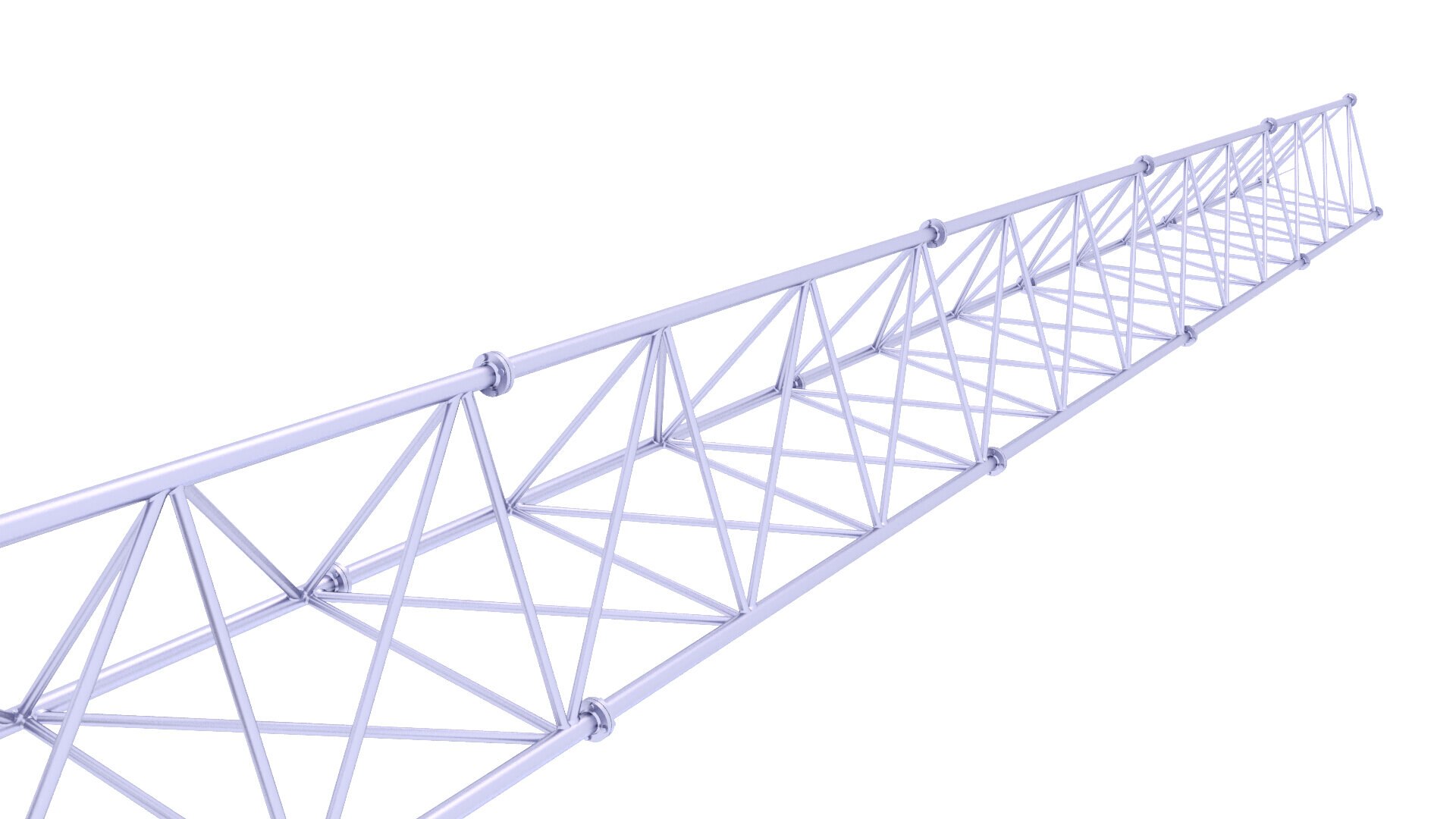 Steel Truss Mast Pole Tower 1 Model - TurboSquid 2257209