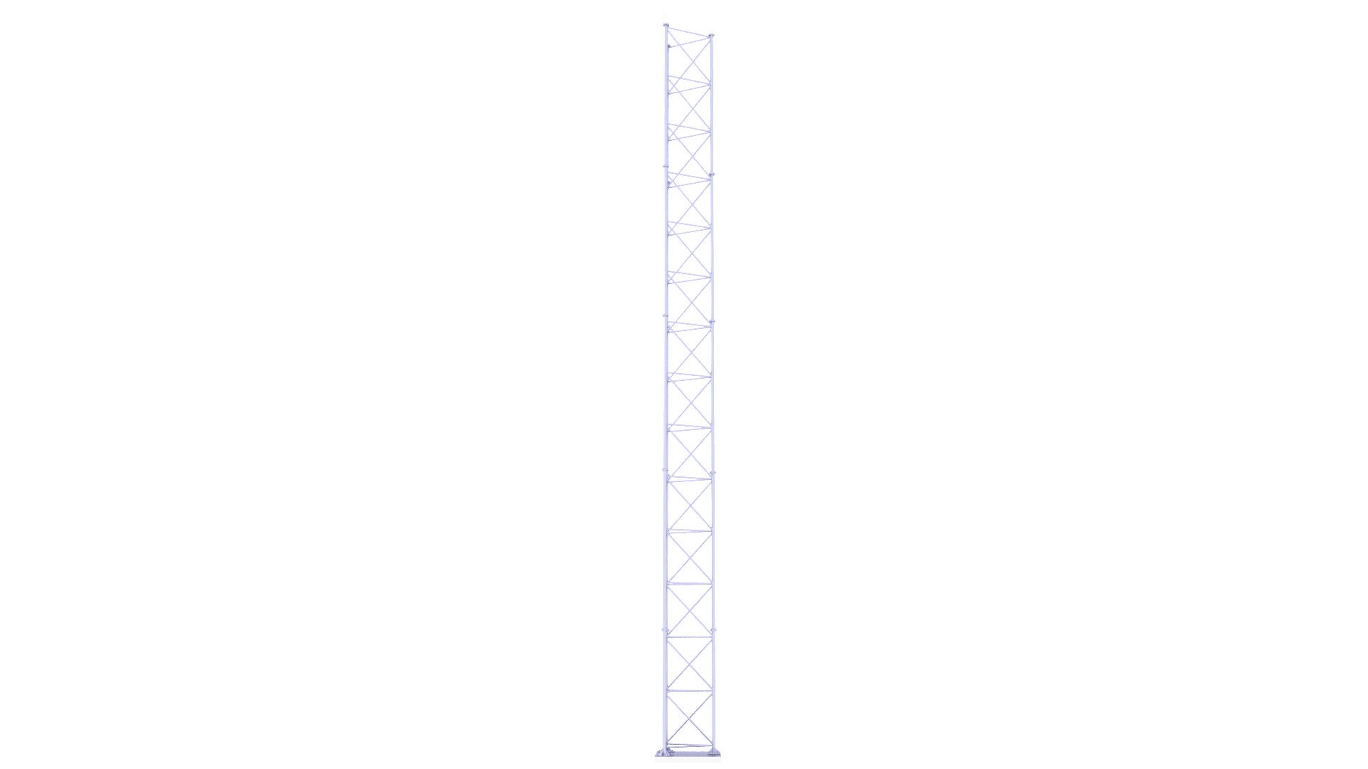 Steel Truss Mast Pole Tower 1 Model - TurboSquid 2257209