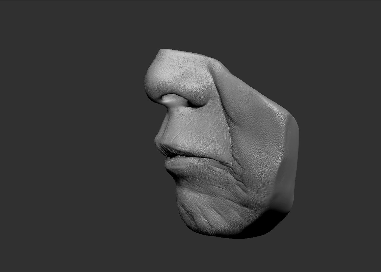 Head Parts Lips 3d Obj