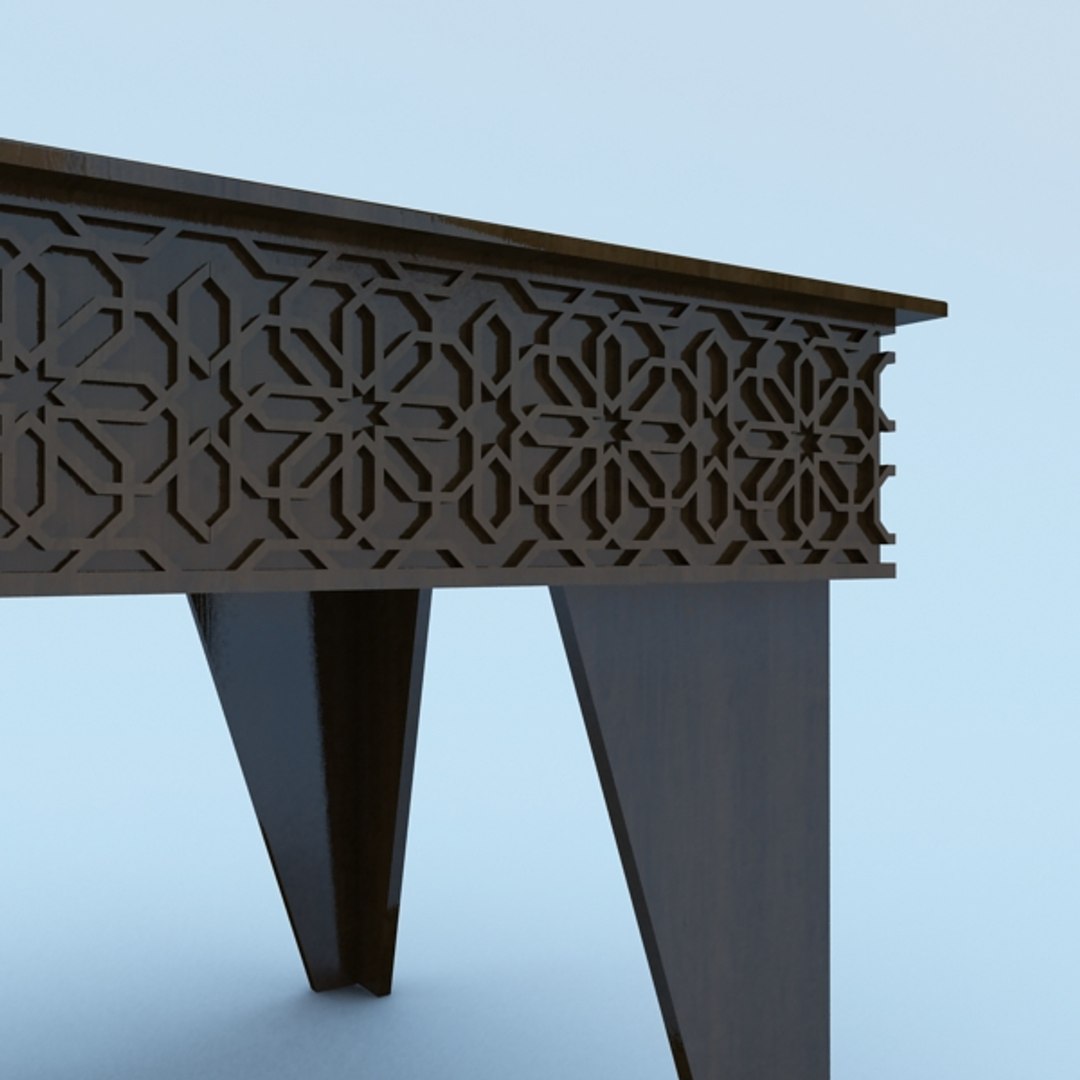 Traditional Table 3D Model - TurboSquid 1301217