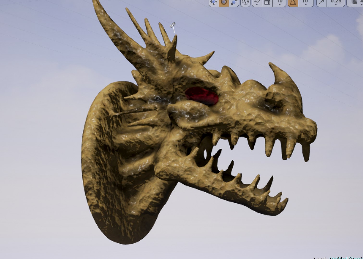 Dragon Head Wall Mount Obj Free