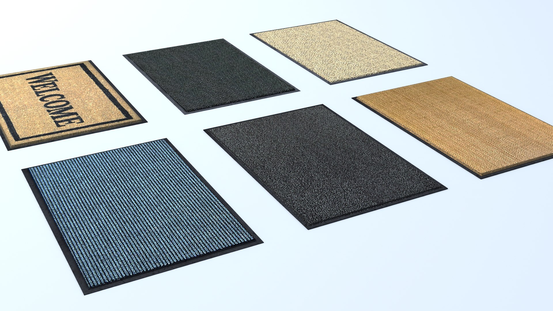 3d Model Door Mats