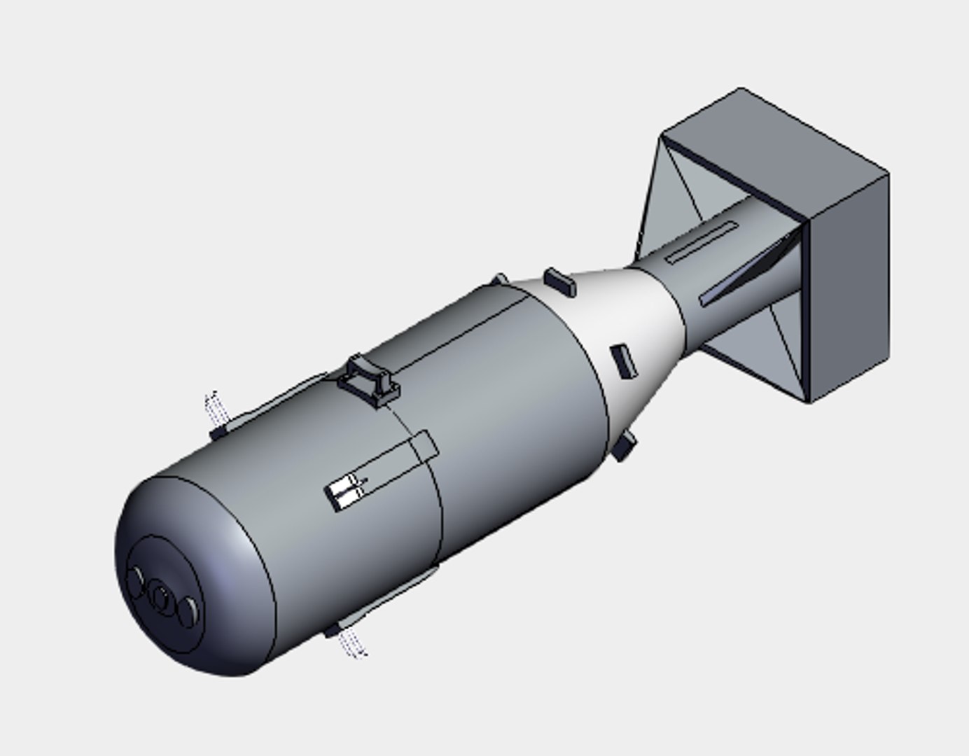 리틀 보이 폭탄 3D 모델 - TurboSquid 1536426