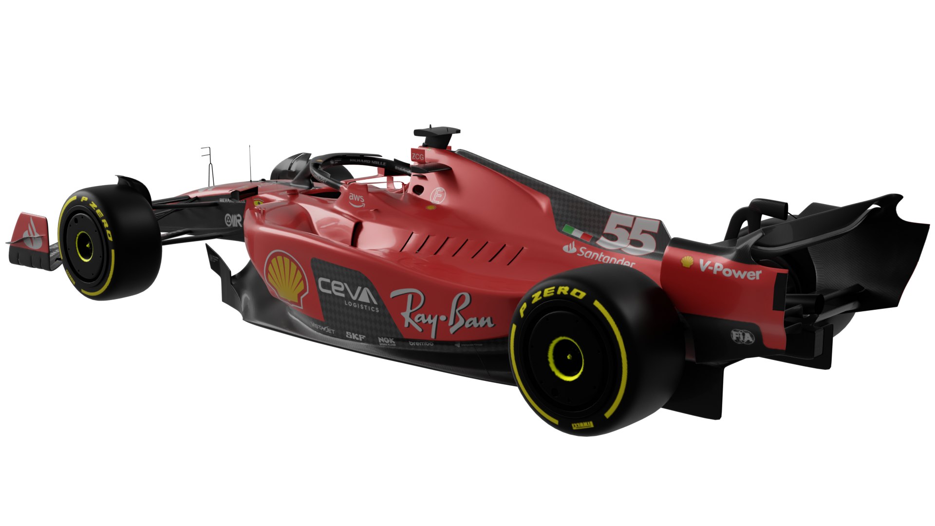 3D Model Scuderia Ferrari SF23 - TurboSquid 2230404