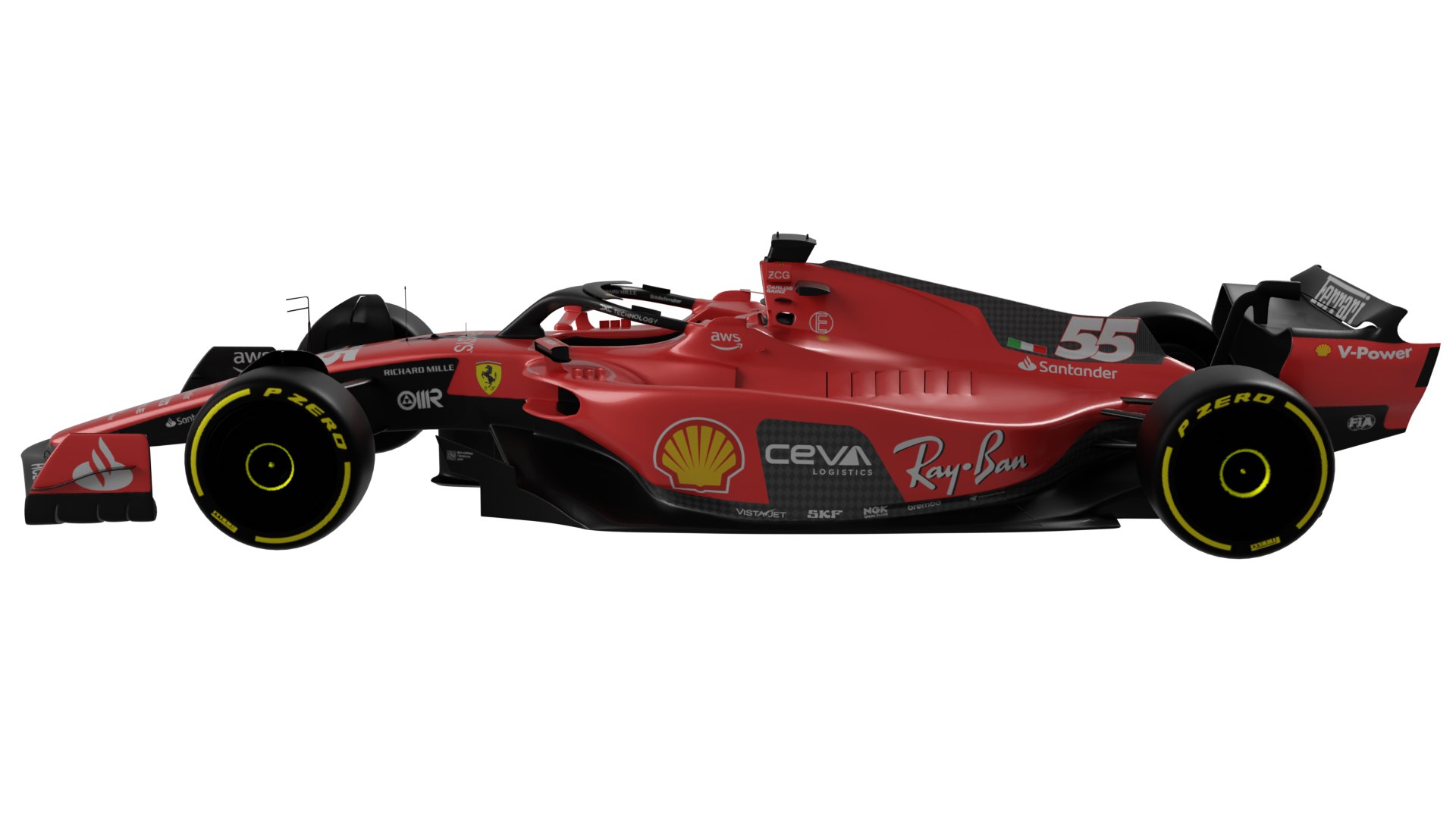 3D Model Scuderia Ferrari SF23 - TurboSquid 2230404