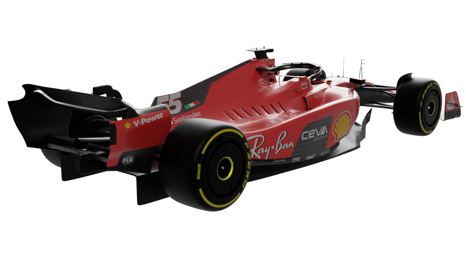 3D Model Scuderia Ferrari SF23 - TurboSquid 2230404