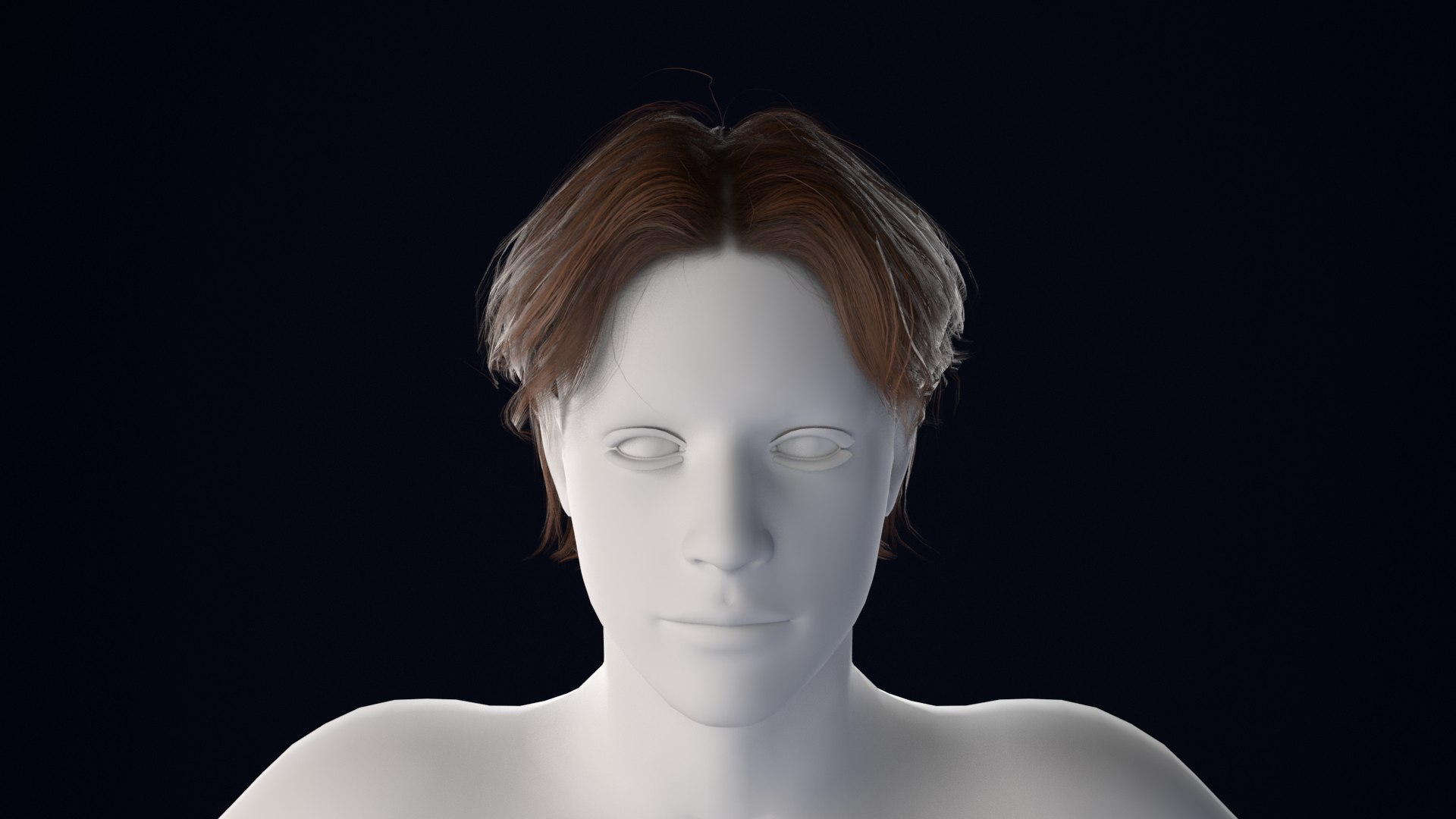 Realistic Male Hair Model - TurboSquid 2425498