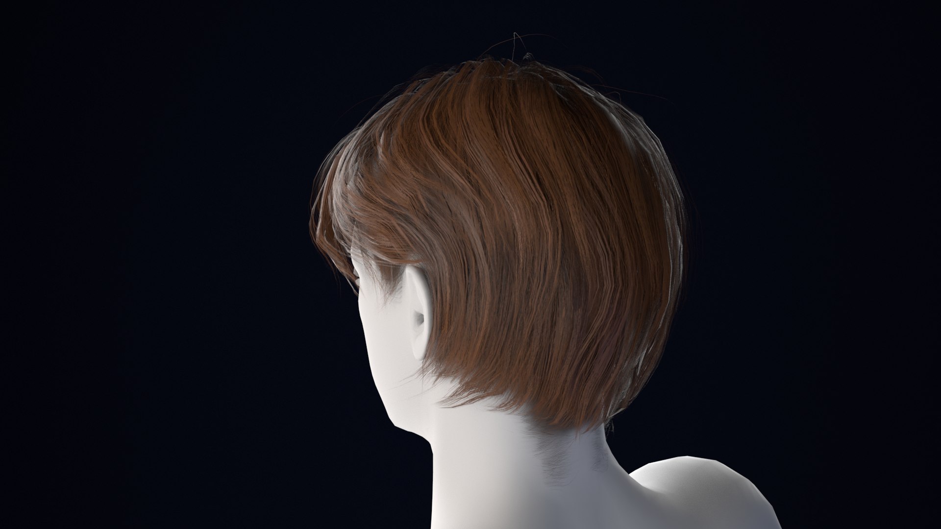 Realistic Male Hair Model - TurboSquid 2425498