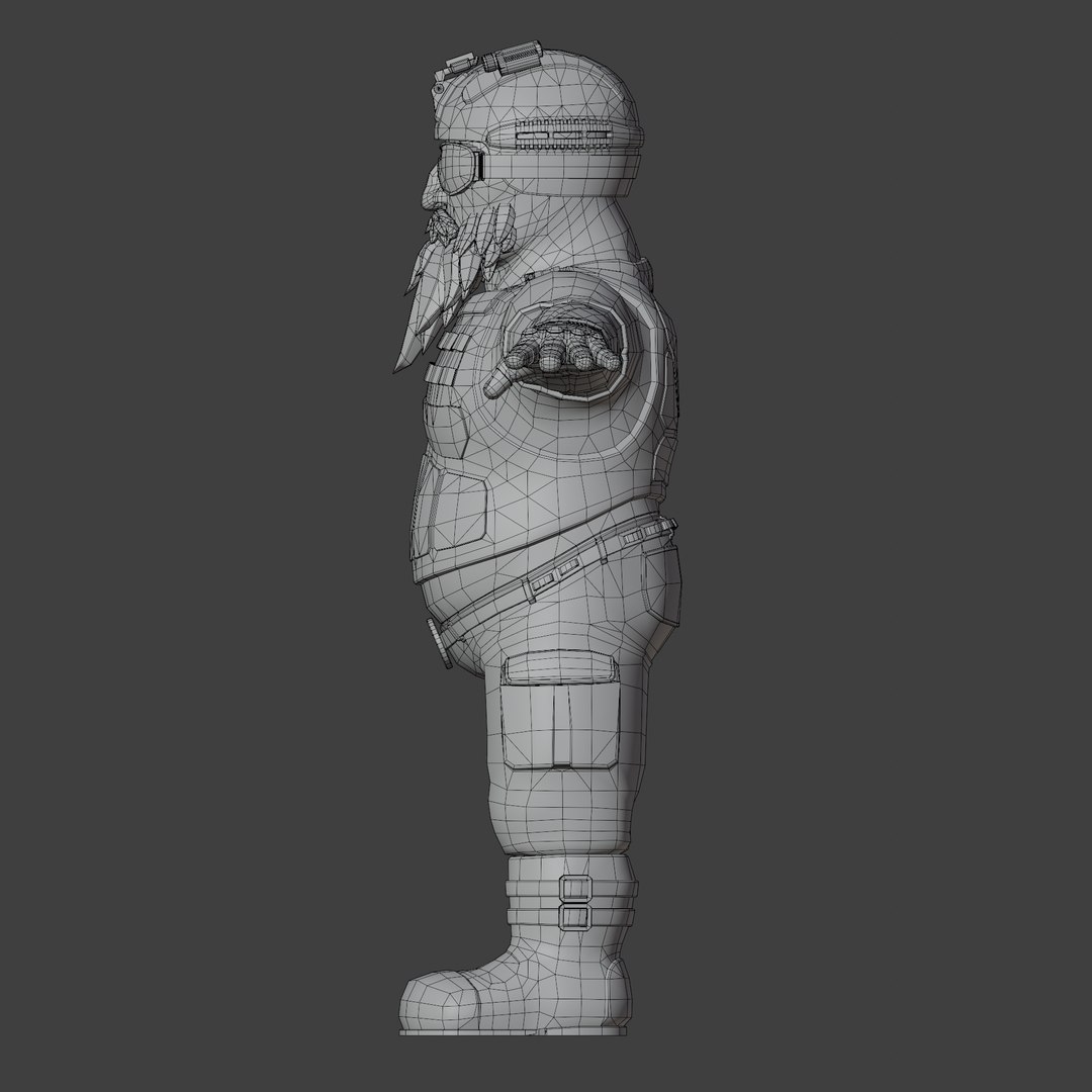3D Stylized Military Dwarf Character Model - TurboSquid 1817695