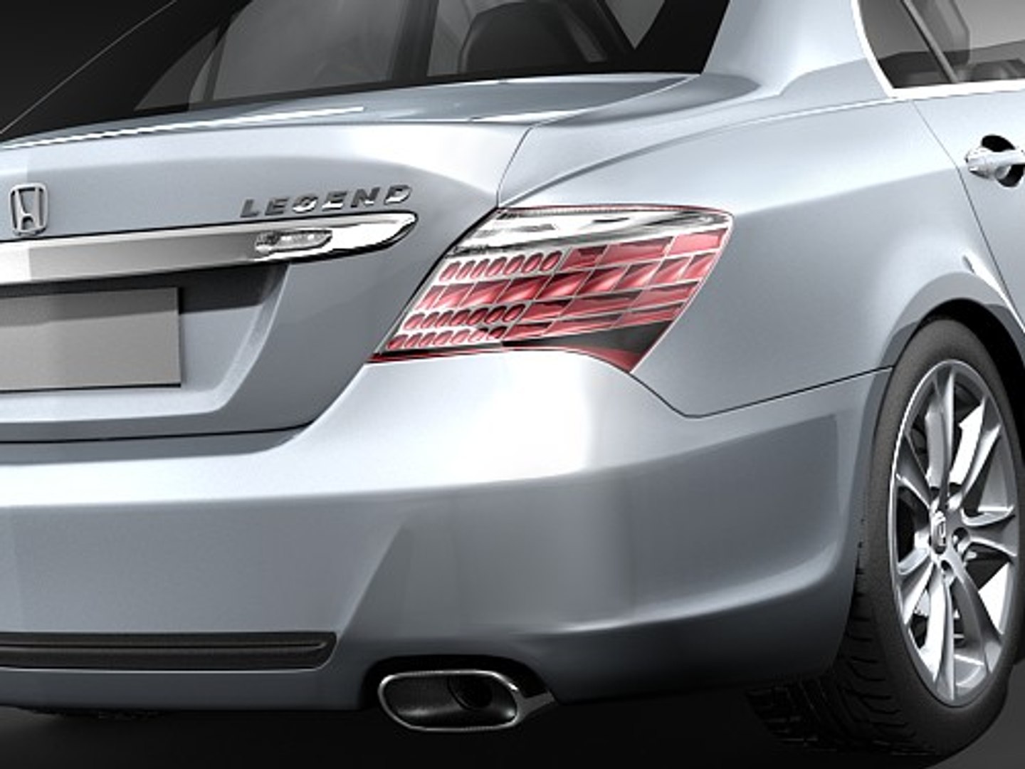 Honda Legend Sedan 3d Model