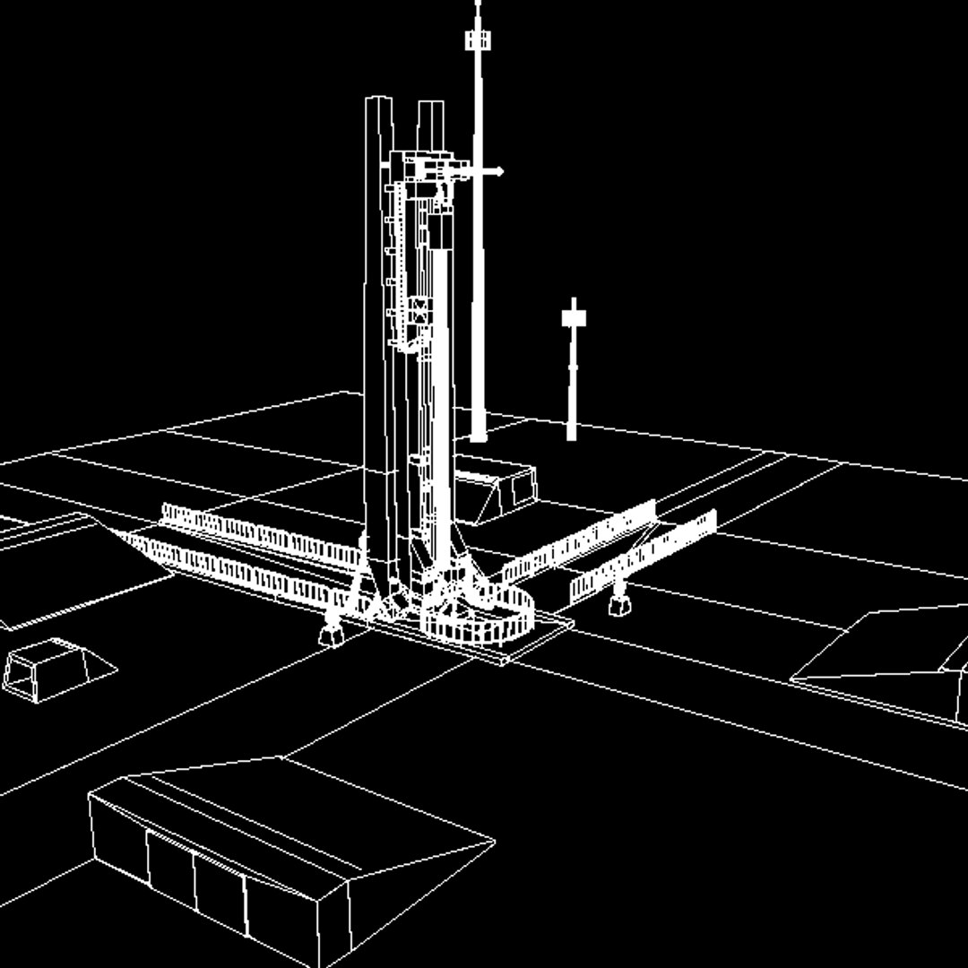 South Korean Naro Launch Pad 3d Model