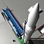 South Korean Naro Launch Pad 3d Model