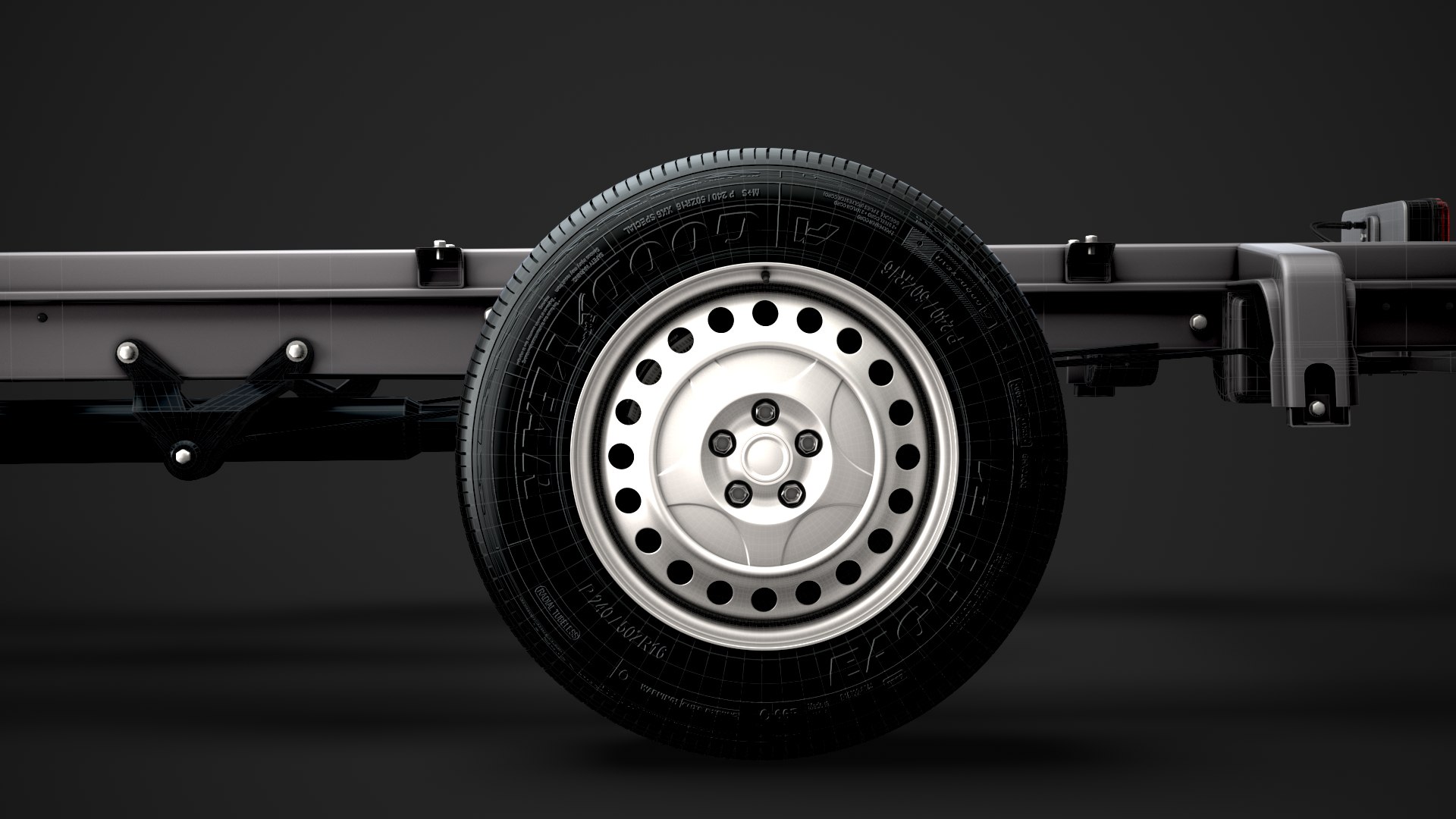 Mercedes sprinter chassis crew 3D - TurboSquid 1452409