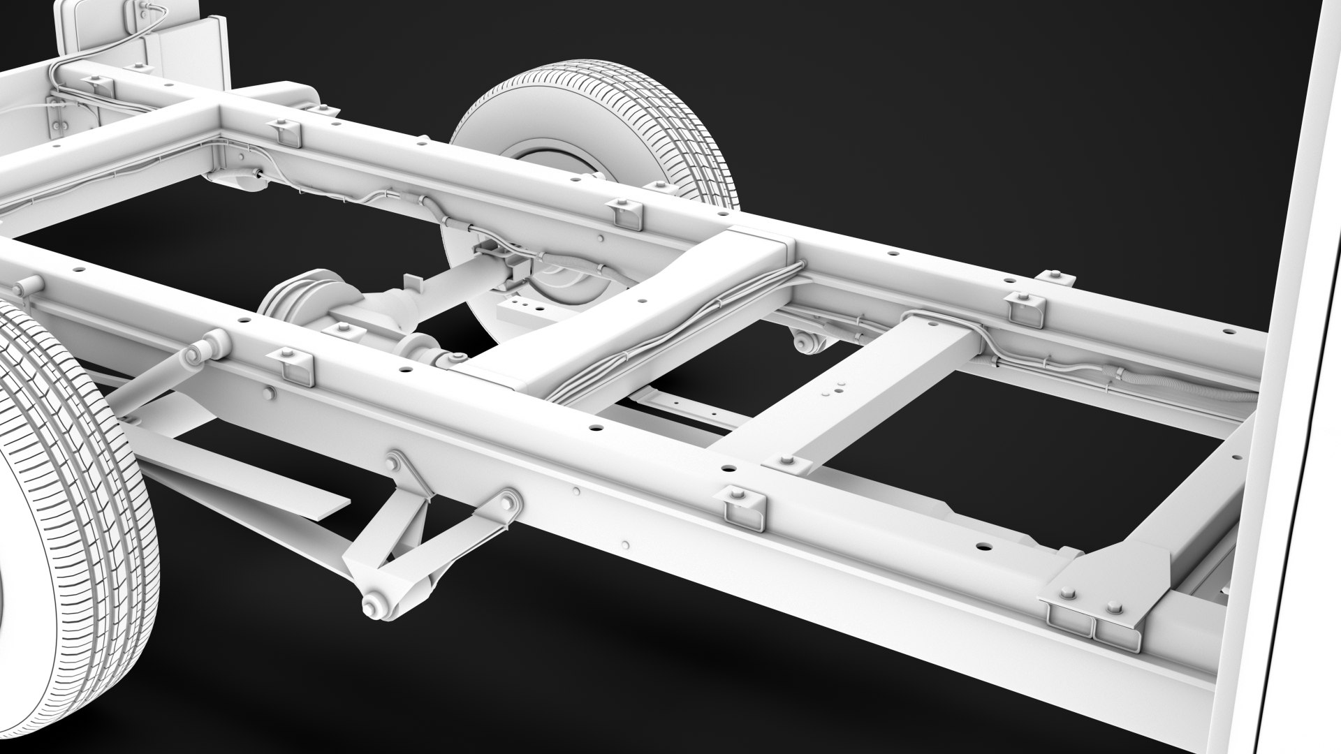 Mercedes sprinter chassis crew 3D - TurboSquid 1452409