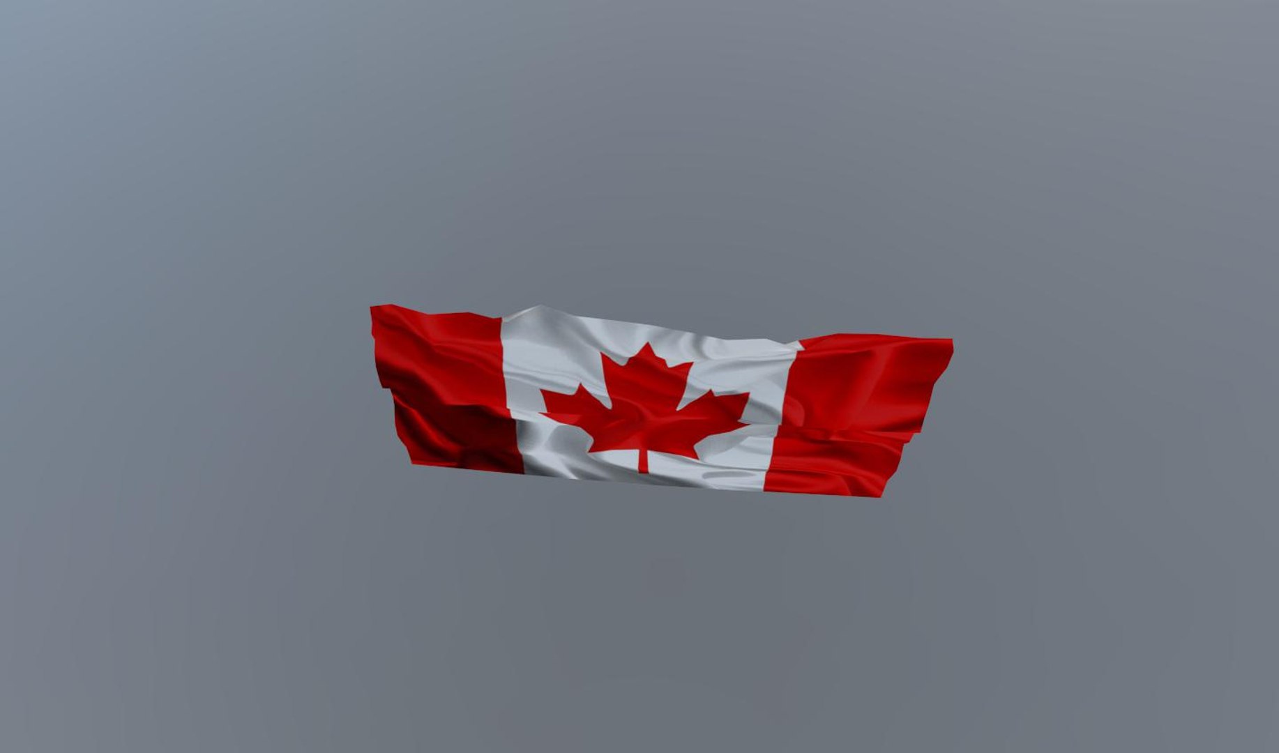 Canada Flag Model - TurboSquid 1239778