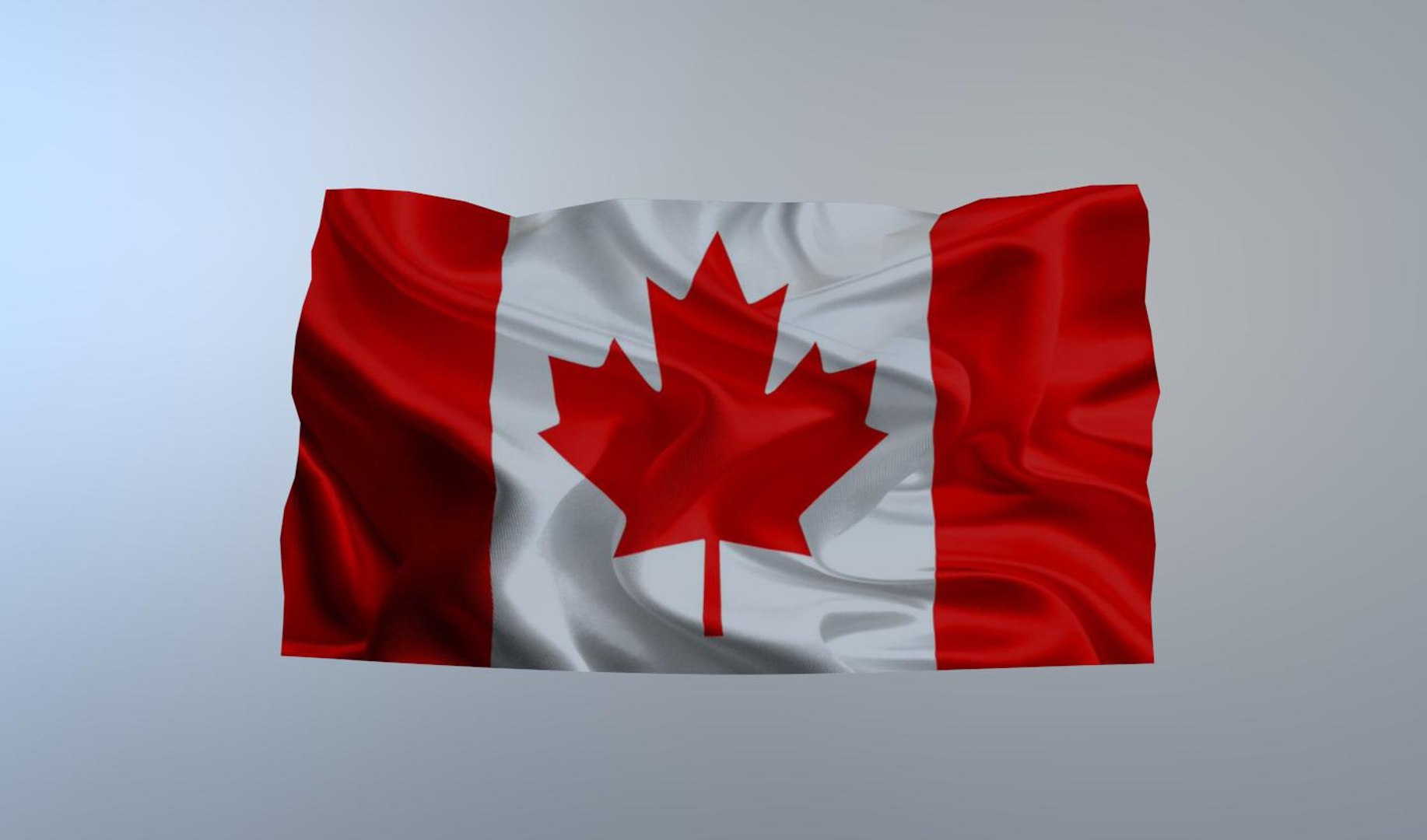 Canada Flag Model - TurboSquid 1239778