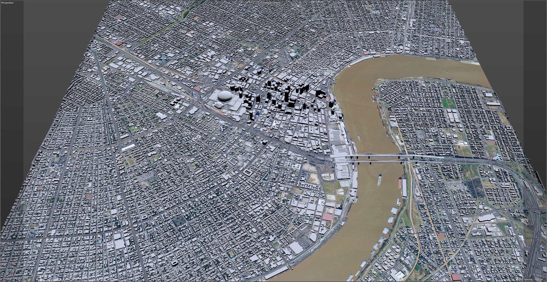 3D New Orleans Downtown Louisiana USA - TurboSquid 1989472