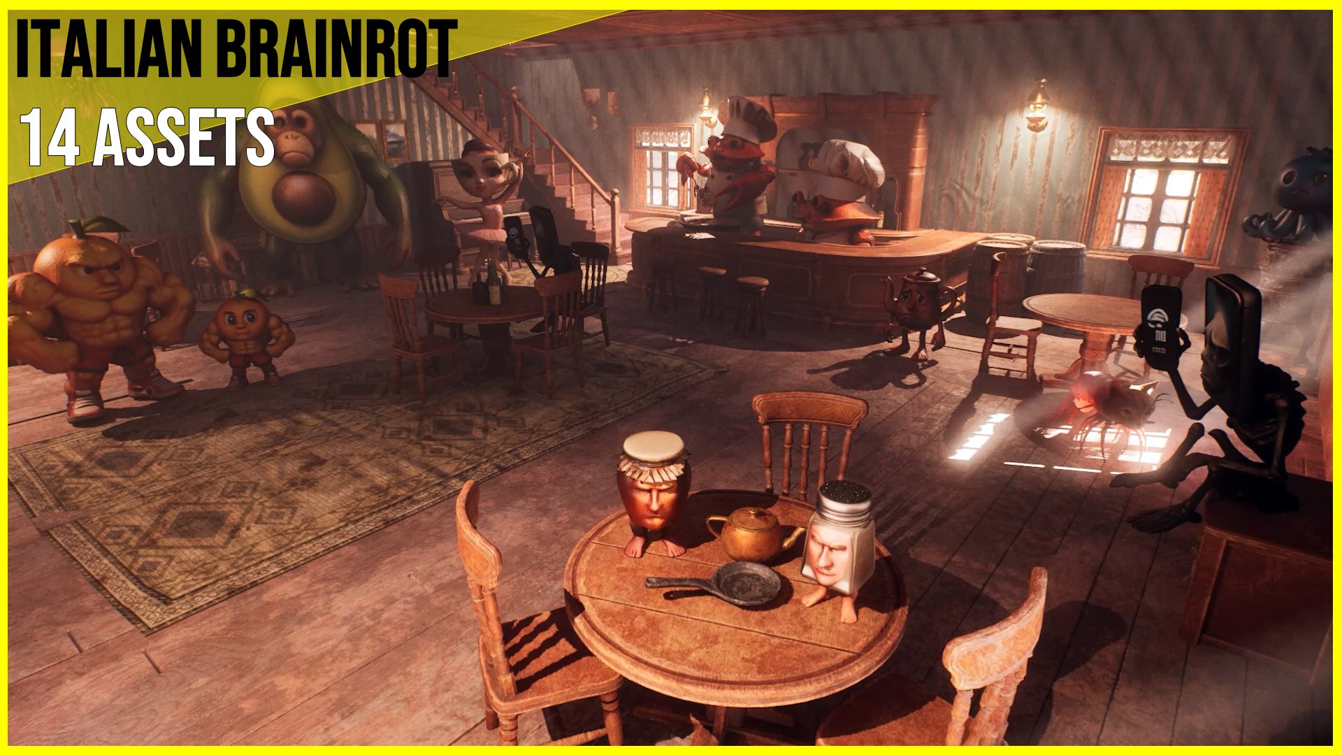 3D Italian Brainrot 3 - TurboSquid 2400550