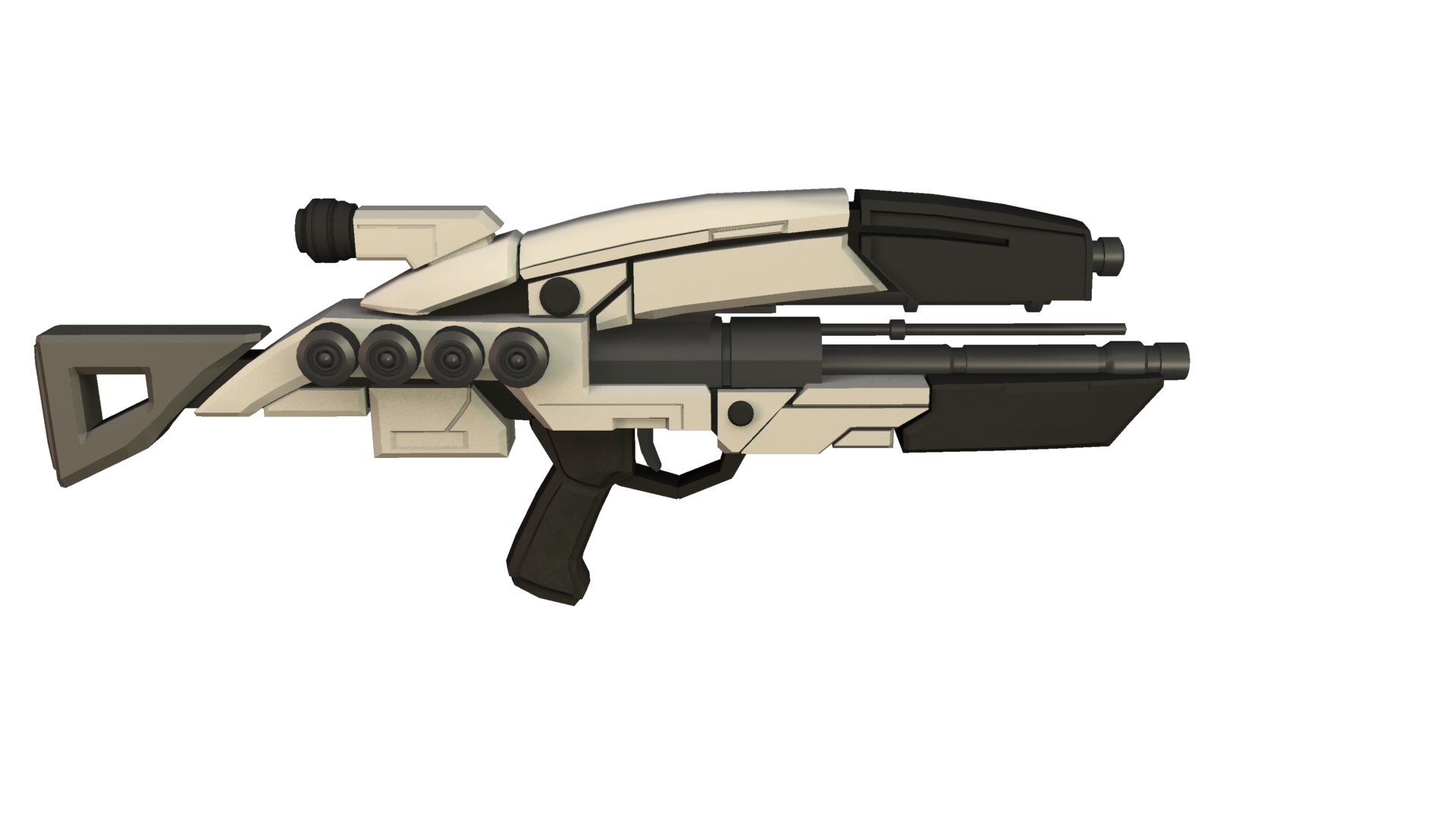 M8 Avenger Assault Rifle 3d Obj