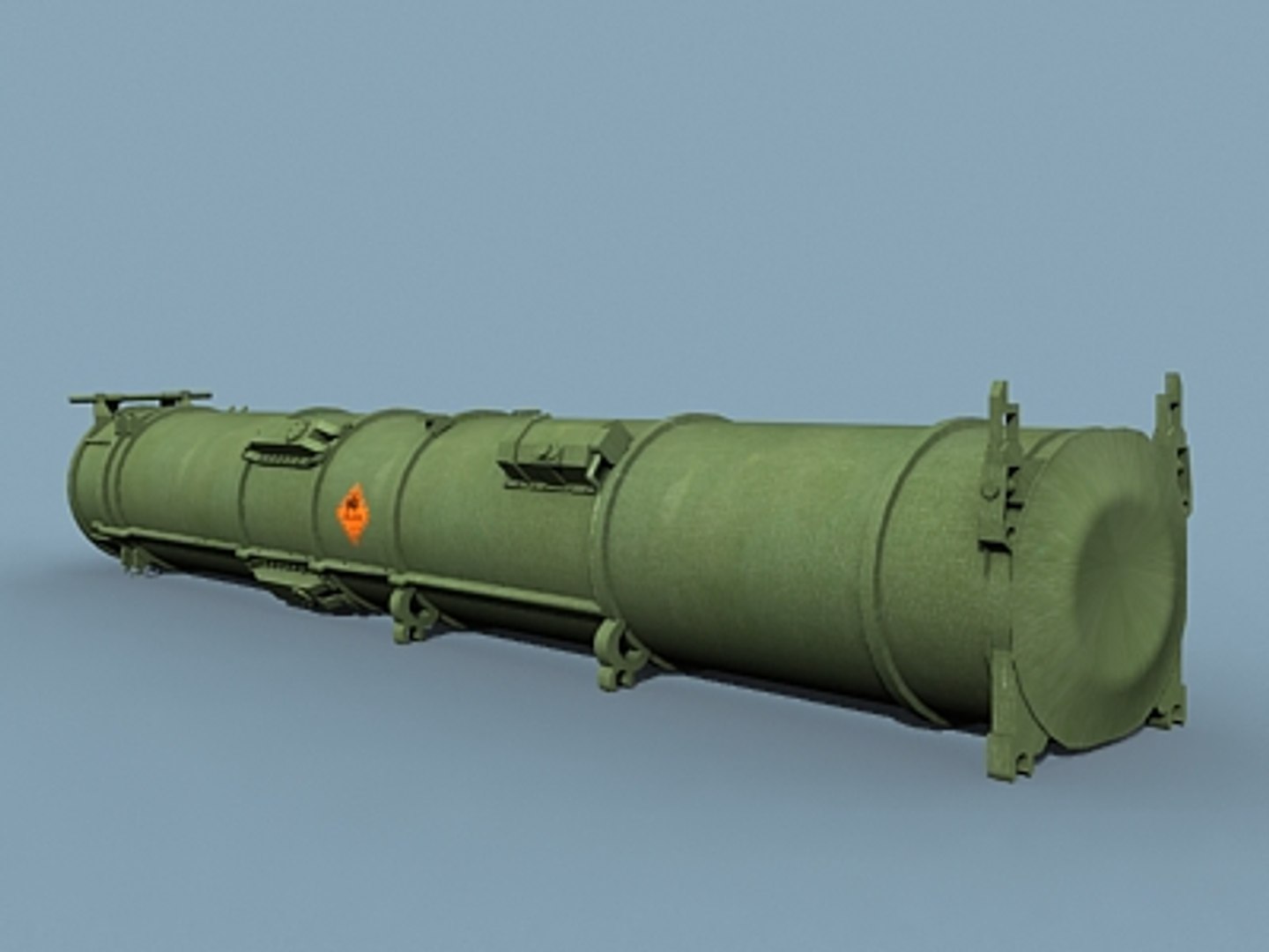 3d Model Canister Missile