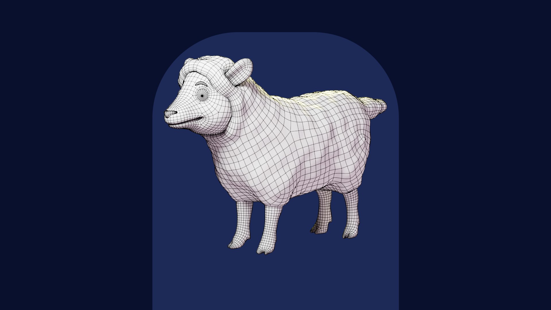 3D Sheep 3D Cartoon Rigged Model - Blender - TurboSquid 2221268