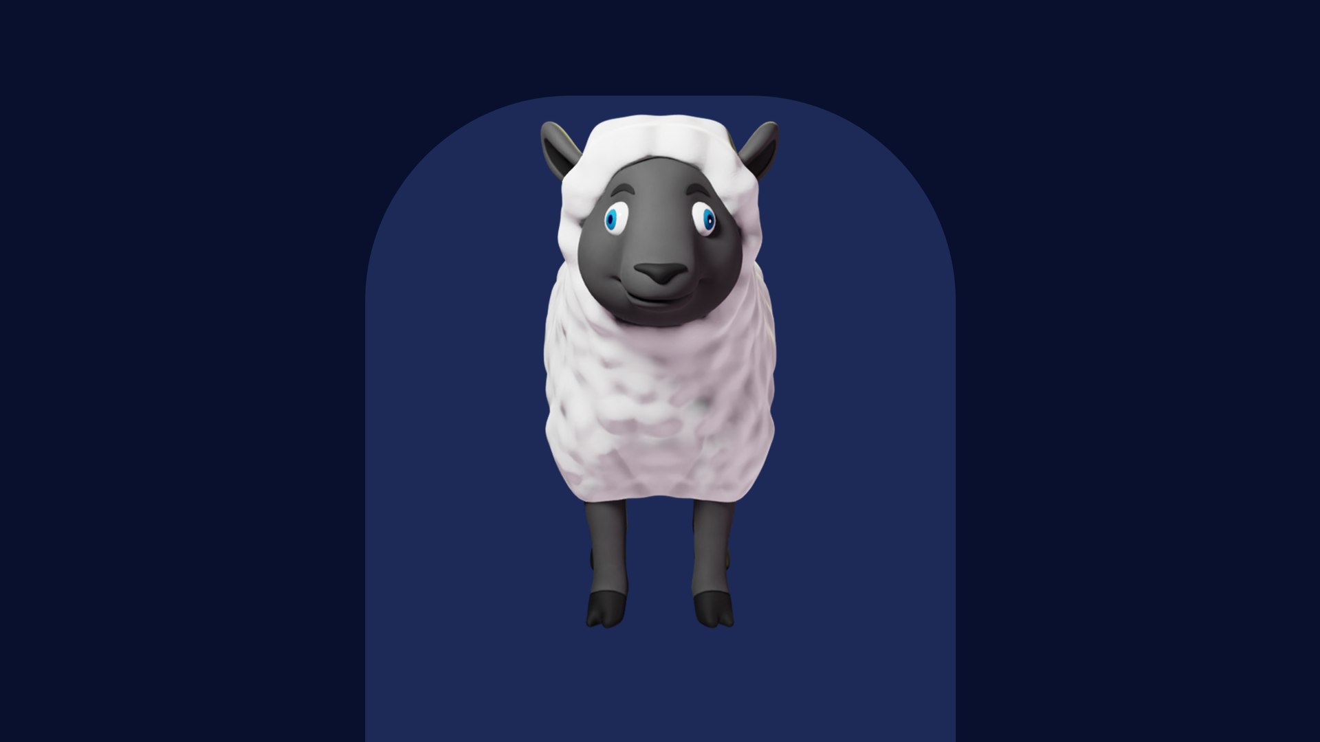 3D Sheep 3D Cartoon Rigged Model - Blender - TurboSquid 2221268