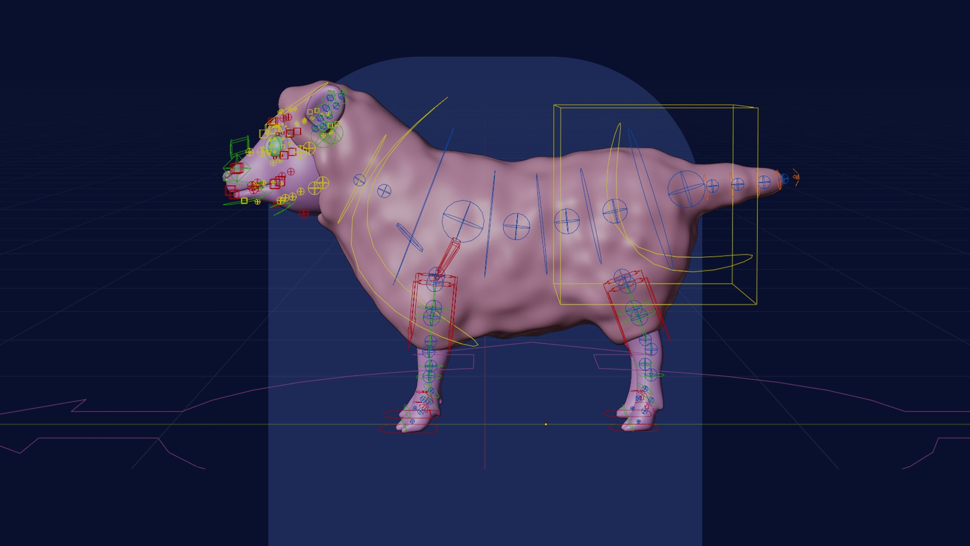 3D Sheep 3D Cartoon Rigged Model - Blender - TurboSquid 2221268