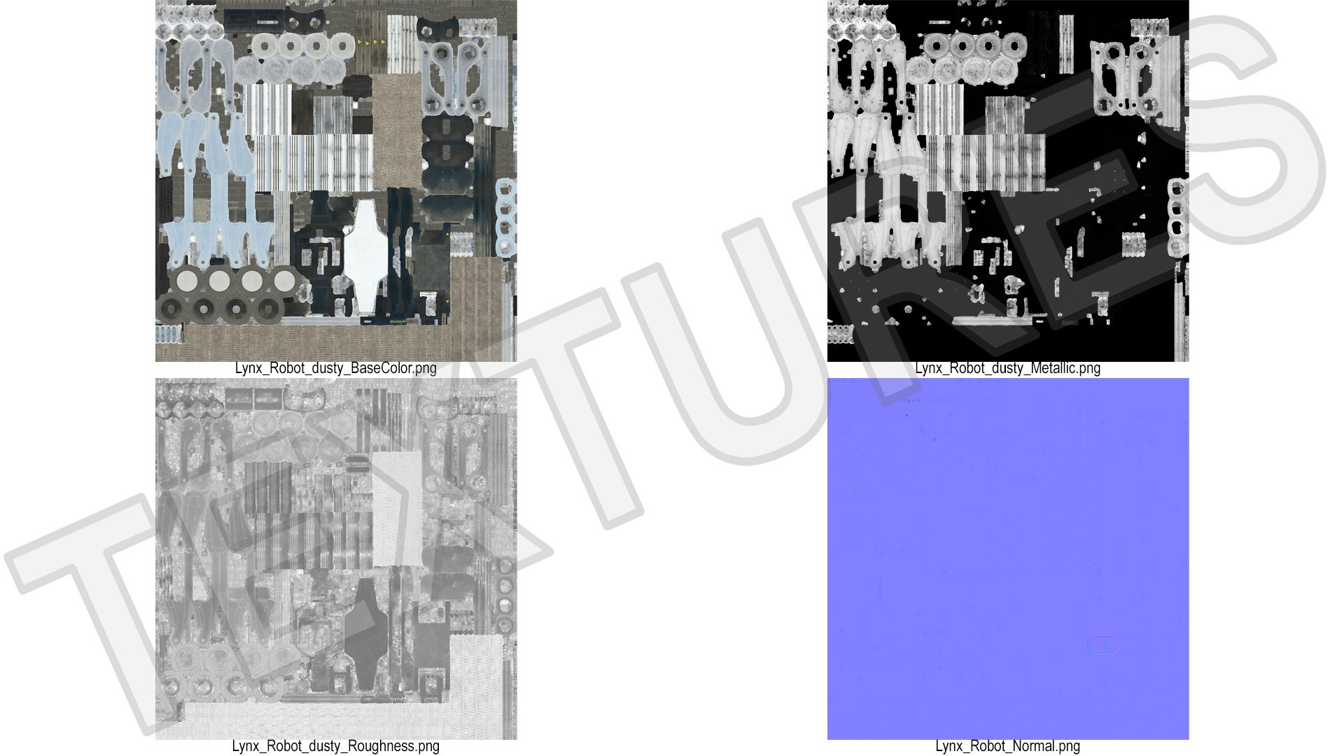 Lynx Multi Terrain Robot Used Dynamic Descent Pose 3D Model ...