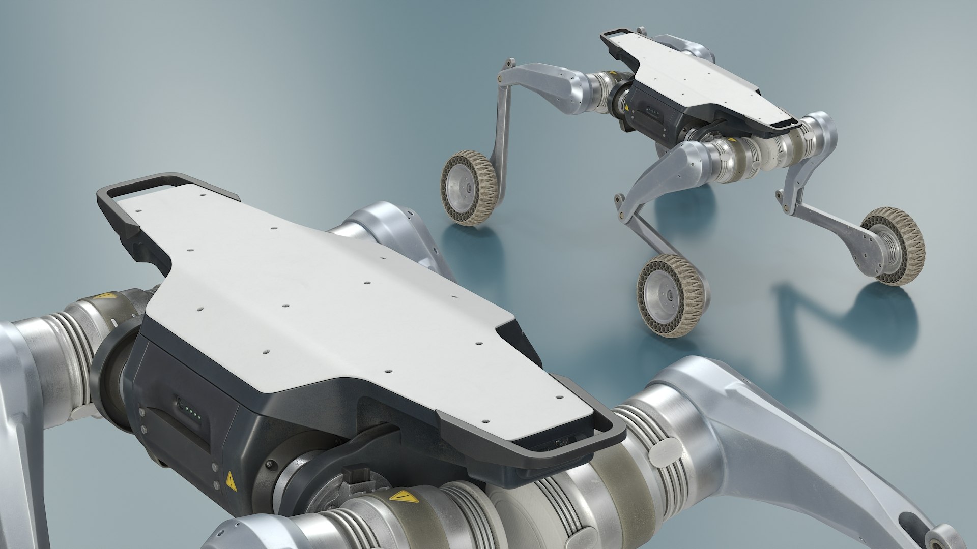 Lynx Multi Terrain Robot Used Dynamic Descent Pose 3D Model ...