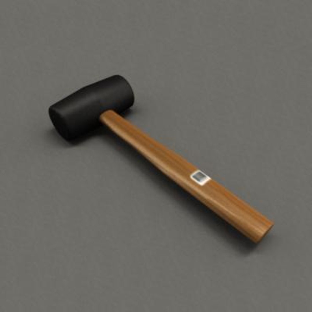 3d rubber mallet