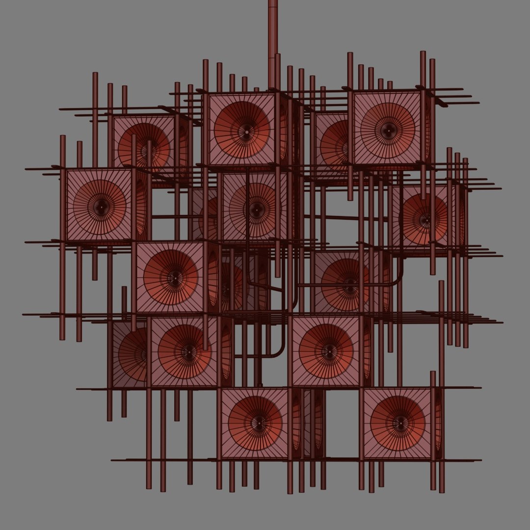 3D wired custom lighting hatch - TurboSquid 1228970