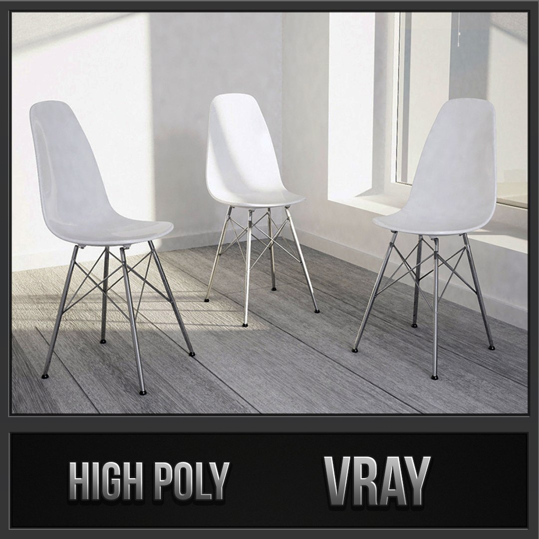 Eames Design Chair White Max