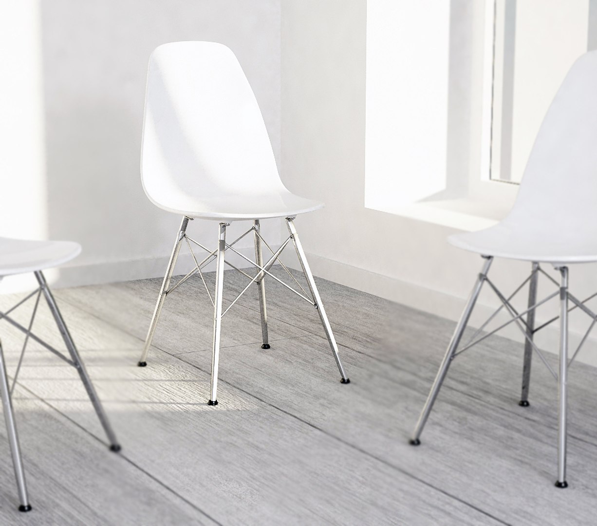 Eames Design Chair White Max