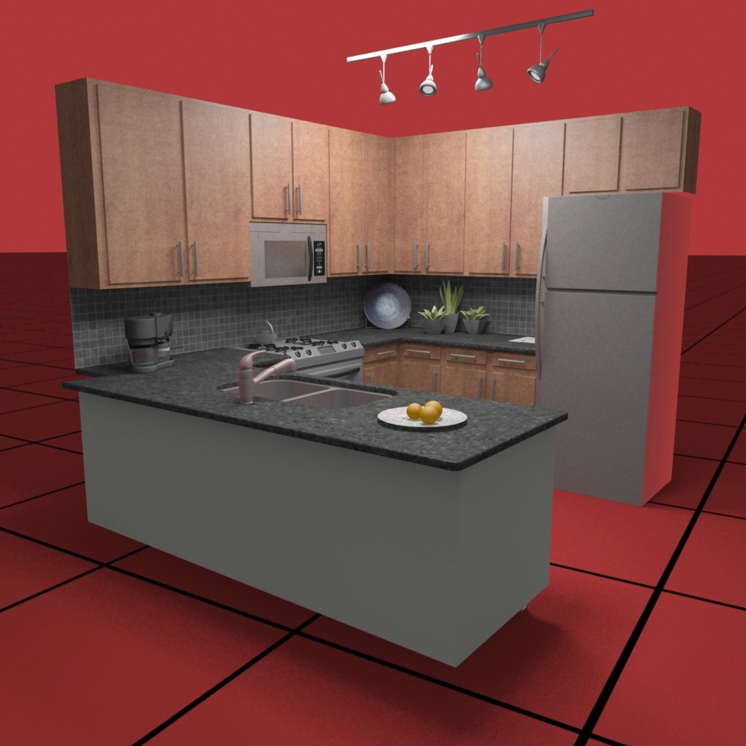 Kitchen Set03 3d Max