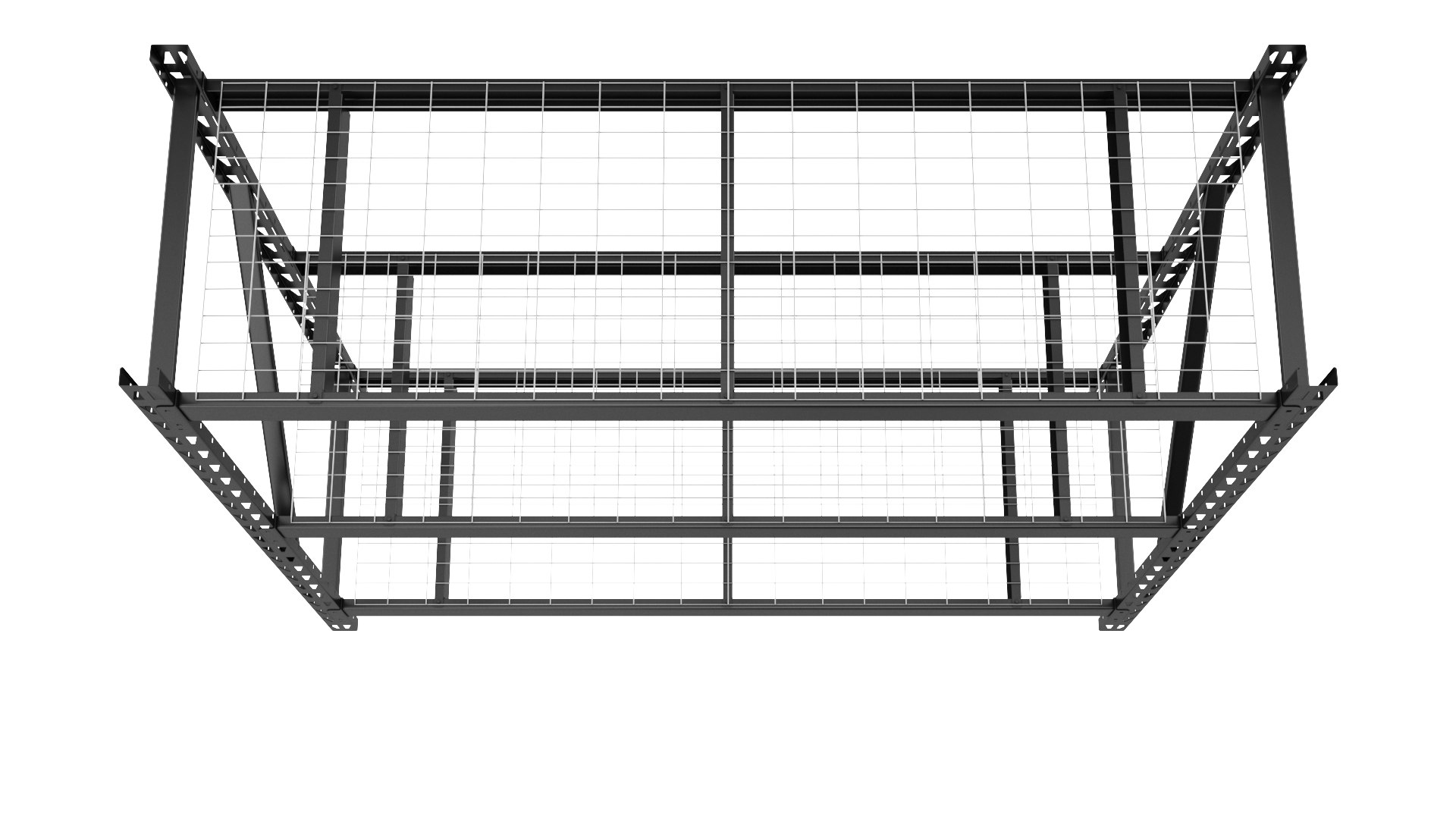 3D Steel Shelf Model - TurboSquid 1836852