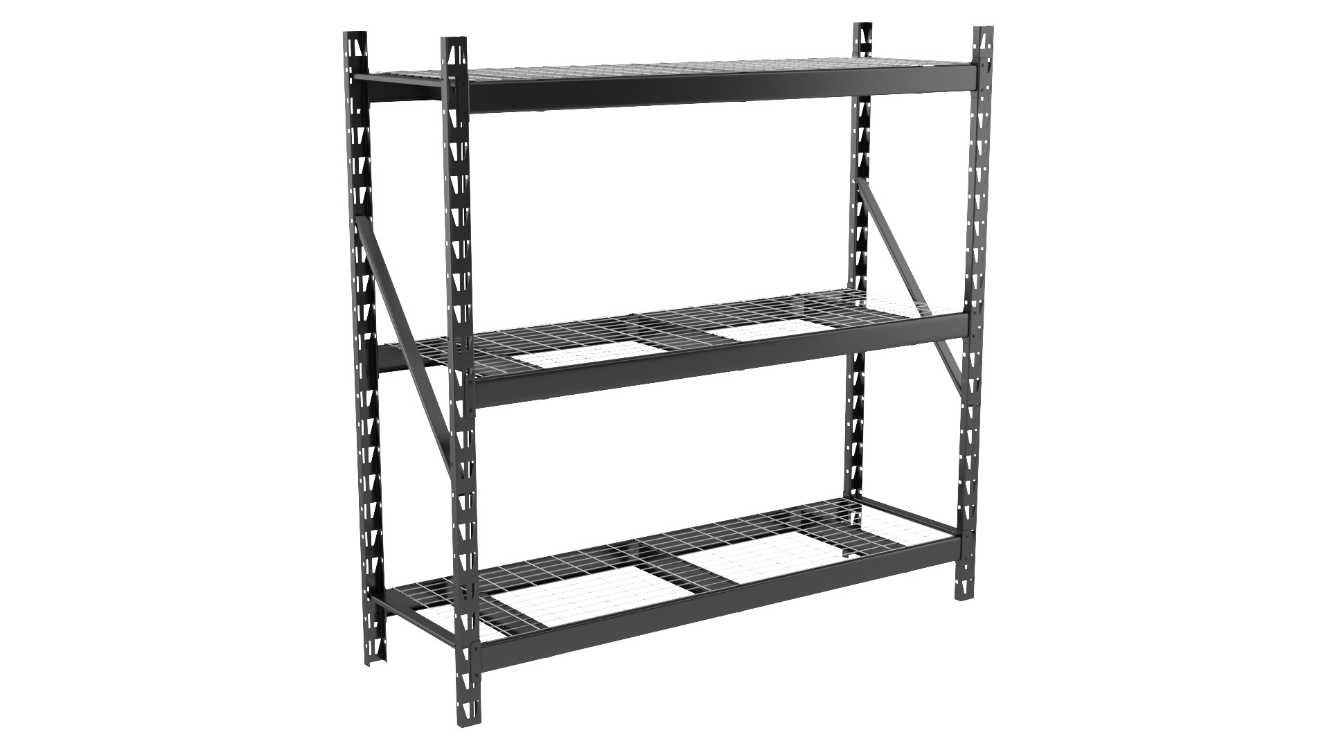 3D Steel Shelf Model - TurboSquid 1836852