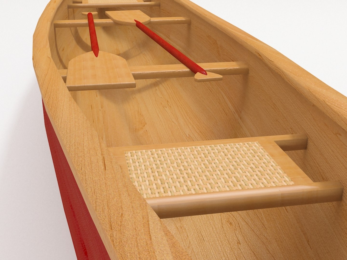 canoe 3d model