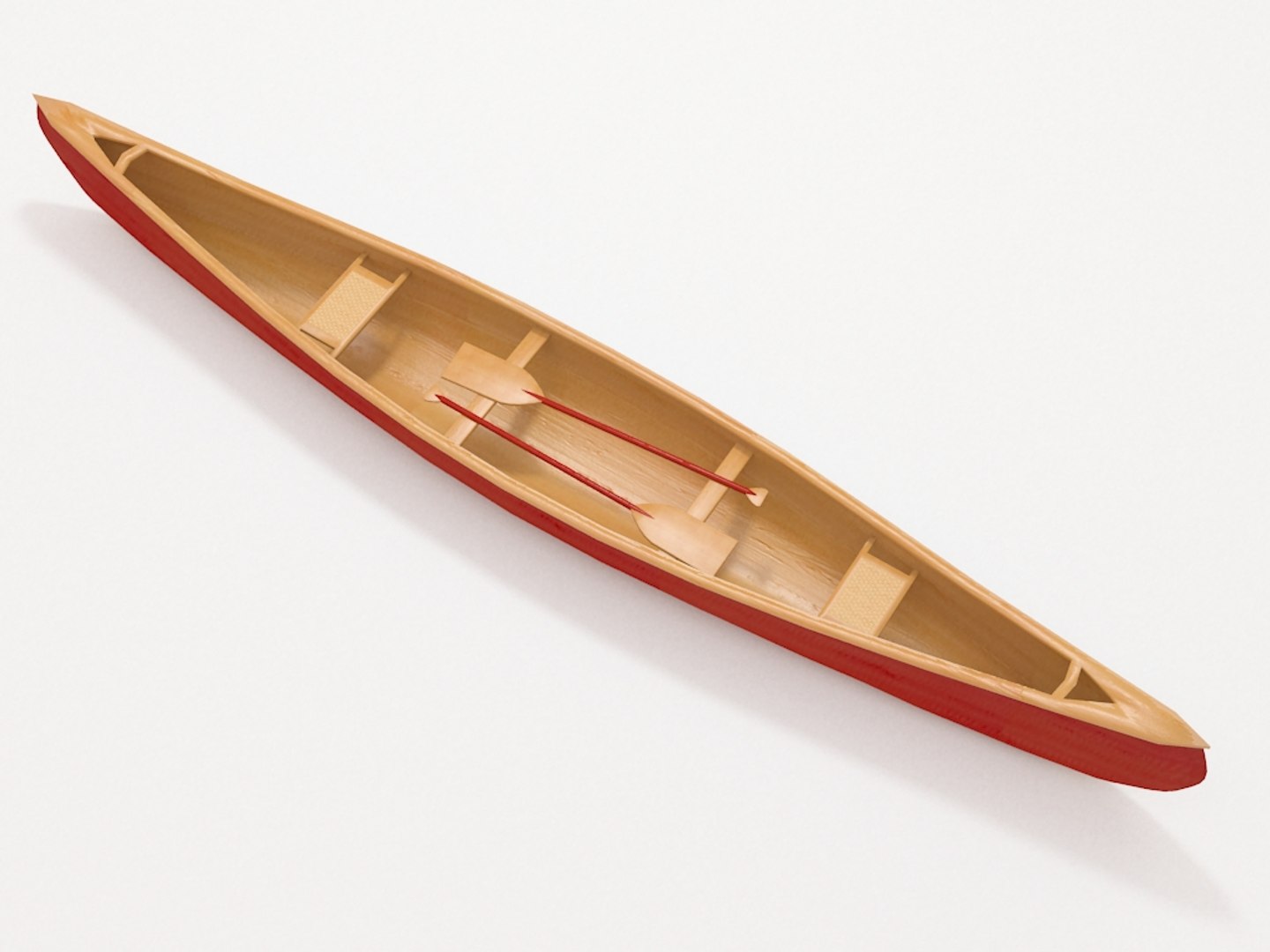 canoe 3d model
