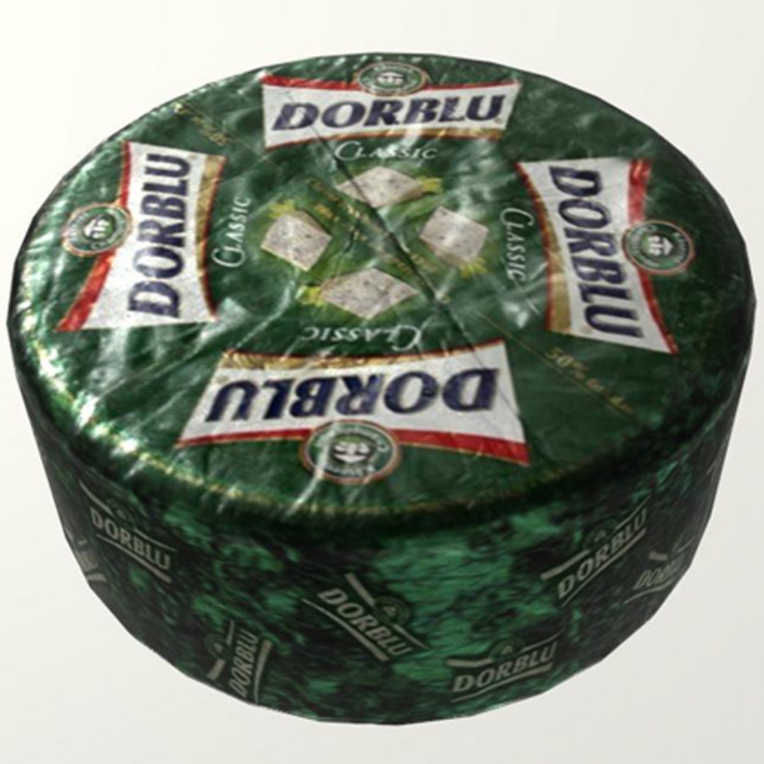 Cheese Dorblu Blue 3D Model - TurboSquid 1250099