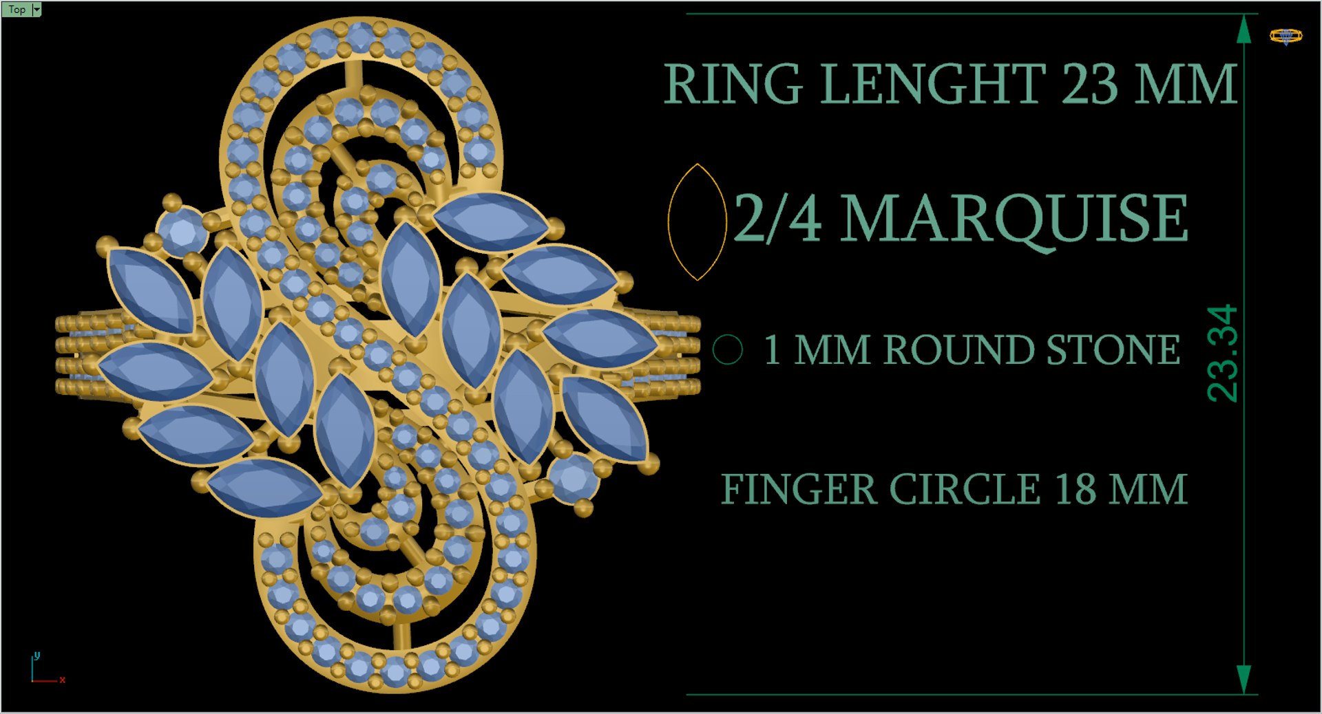 Beautiful 5 Rings For Gifts Daily Use Or Festival 3D - TurboSquid 1716151