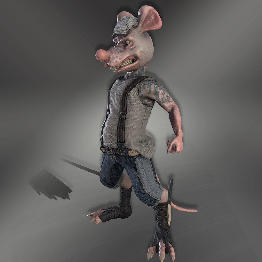 Bully Rat 3D model - TurboSquid 1747885