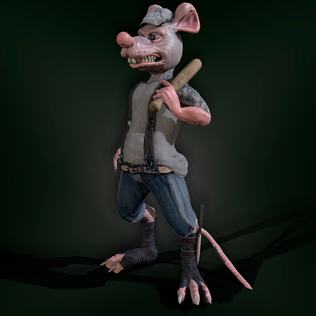 Bully Rat 3D model - TurboSquid 1747885