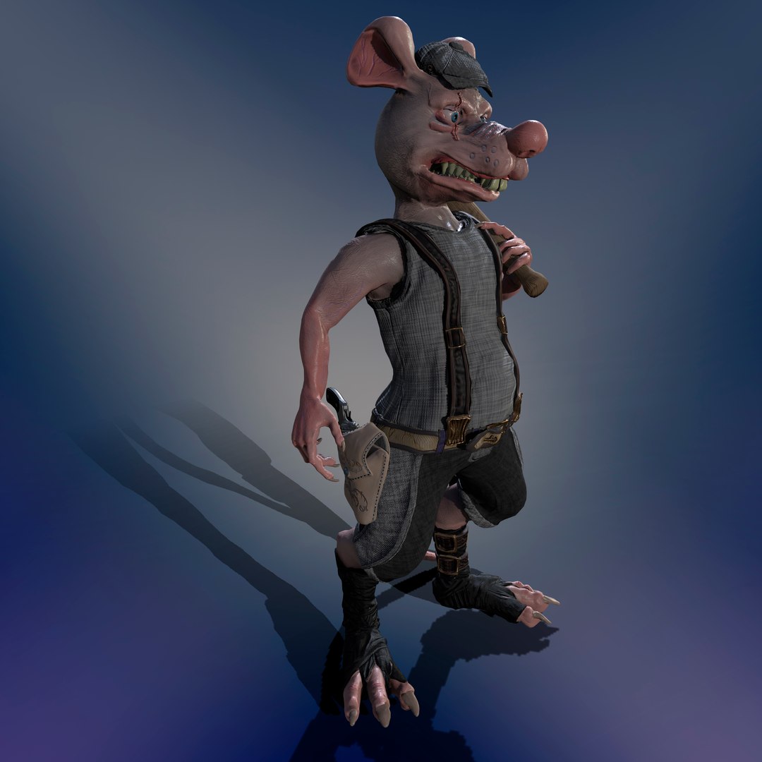 Bully Rat 3D model - TurboSquid 1747885