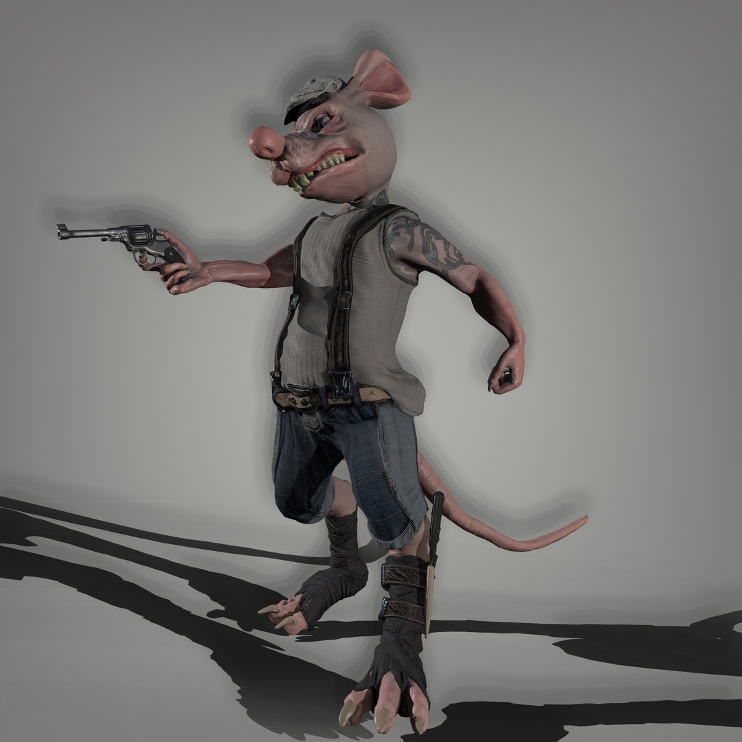 Bully Rat 3D model - TurboSquid 1747885