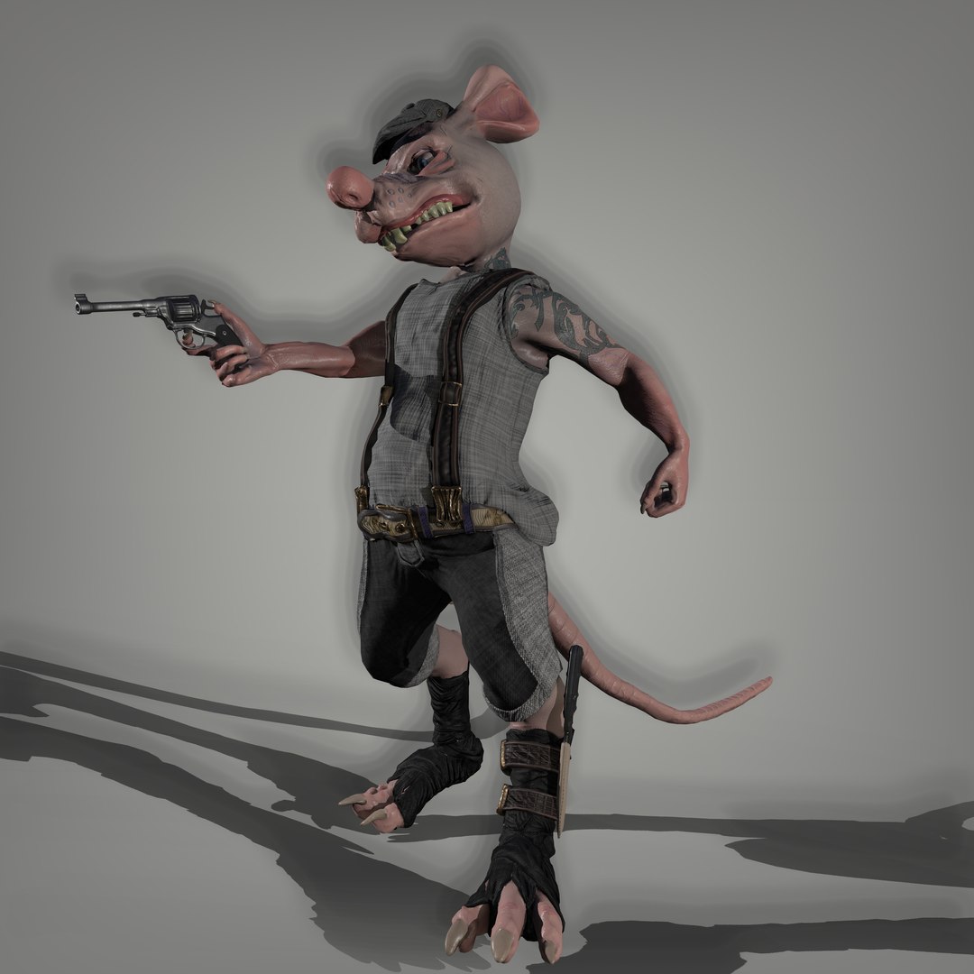Bully Rat 3D model - TurboSquid 1747885