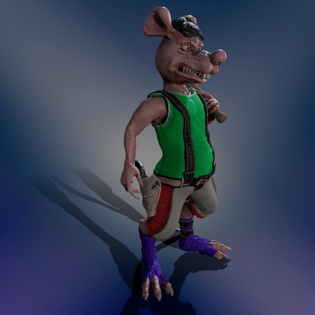 Bully Rat 3D model - TurboSquid 1747885